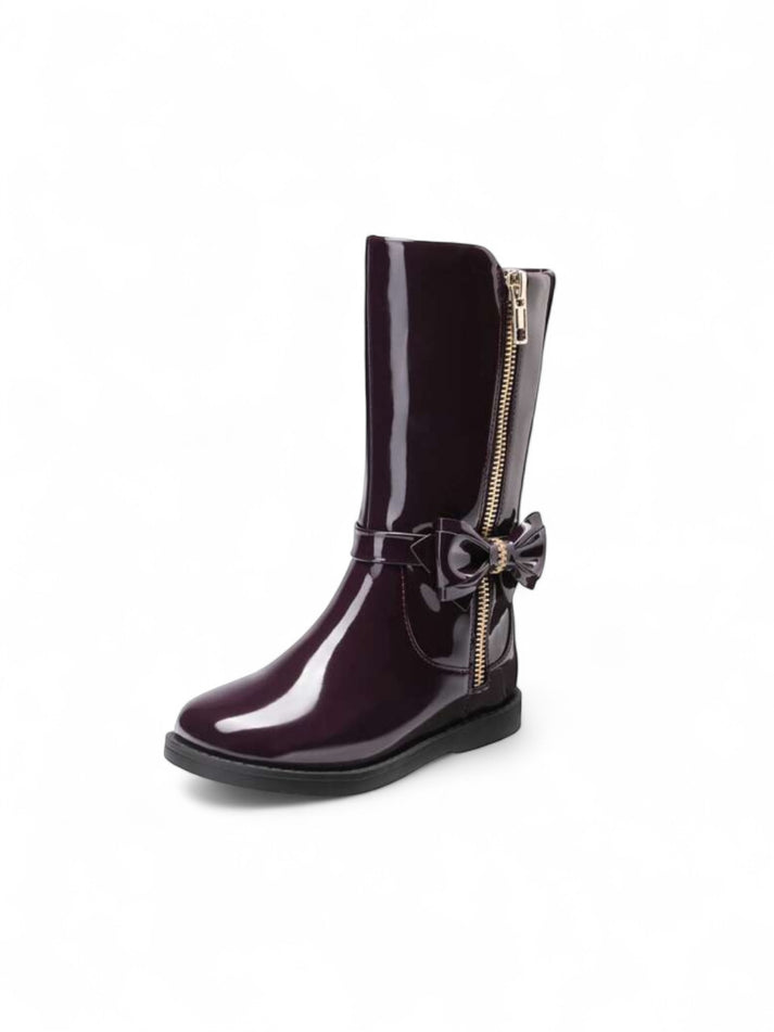 Burgundy girl boots – SundazeBelize